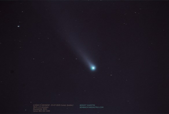 C/2020 F3 (NEOWISE) Thanks for Swinging By | Ben Backyard Astronomy